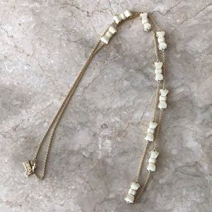 kate spade | Jewelry | Kate Spade Gold Ribbon Necklace | Poshmark